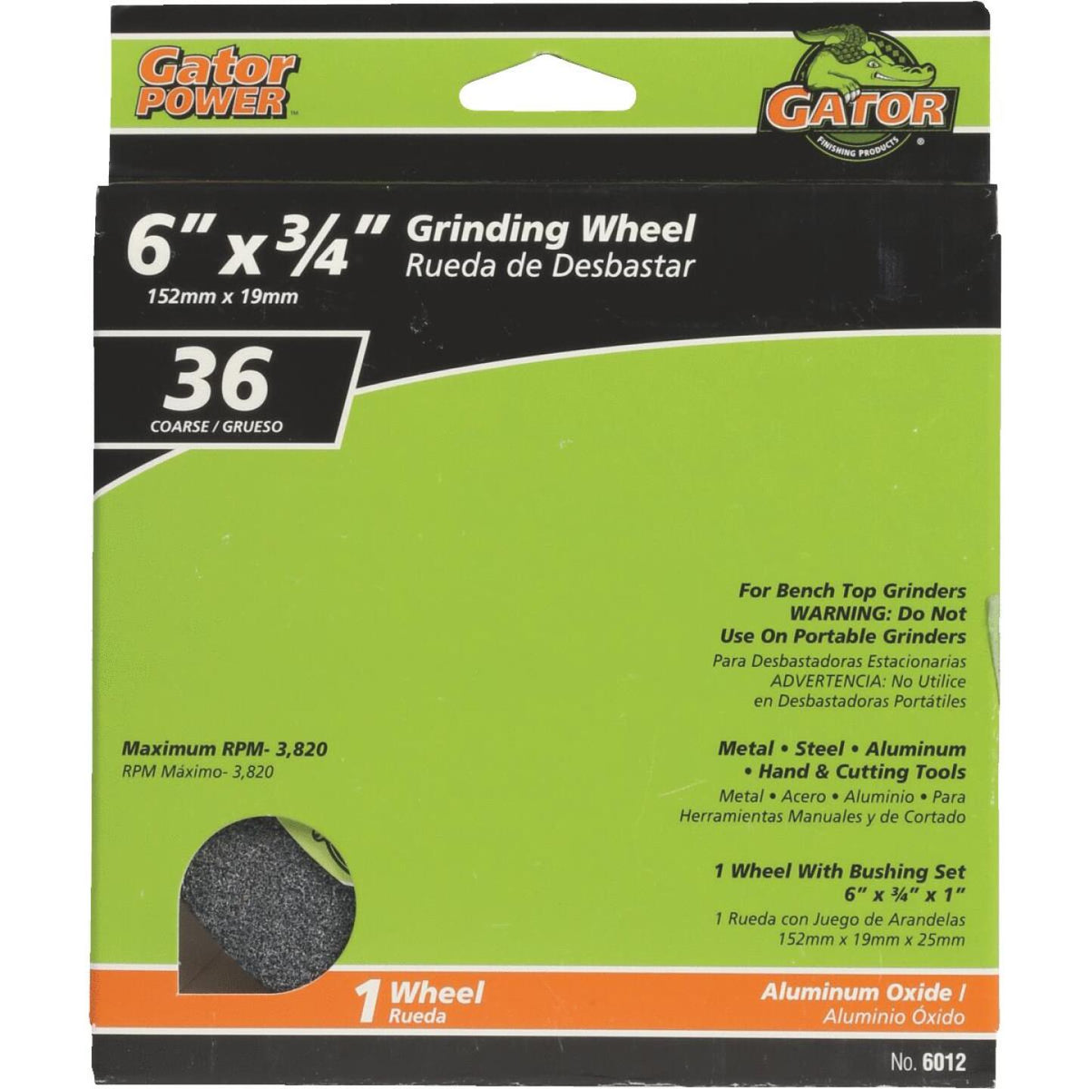 Gator Blade 6 In. 3/4 In. Adjustable - 1", 3/4", 5/8", 1/2" Bench ...