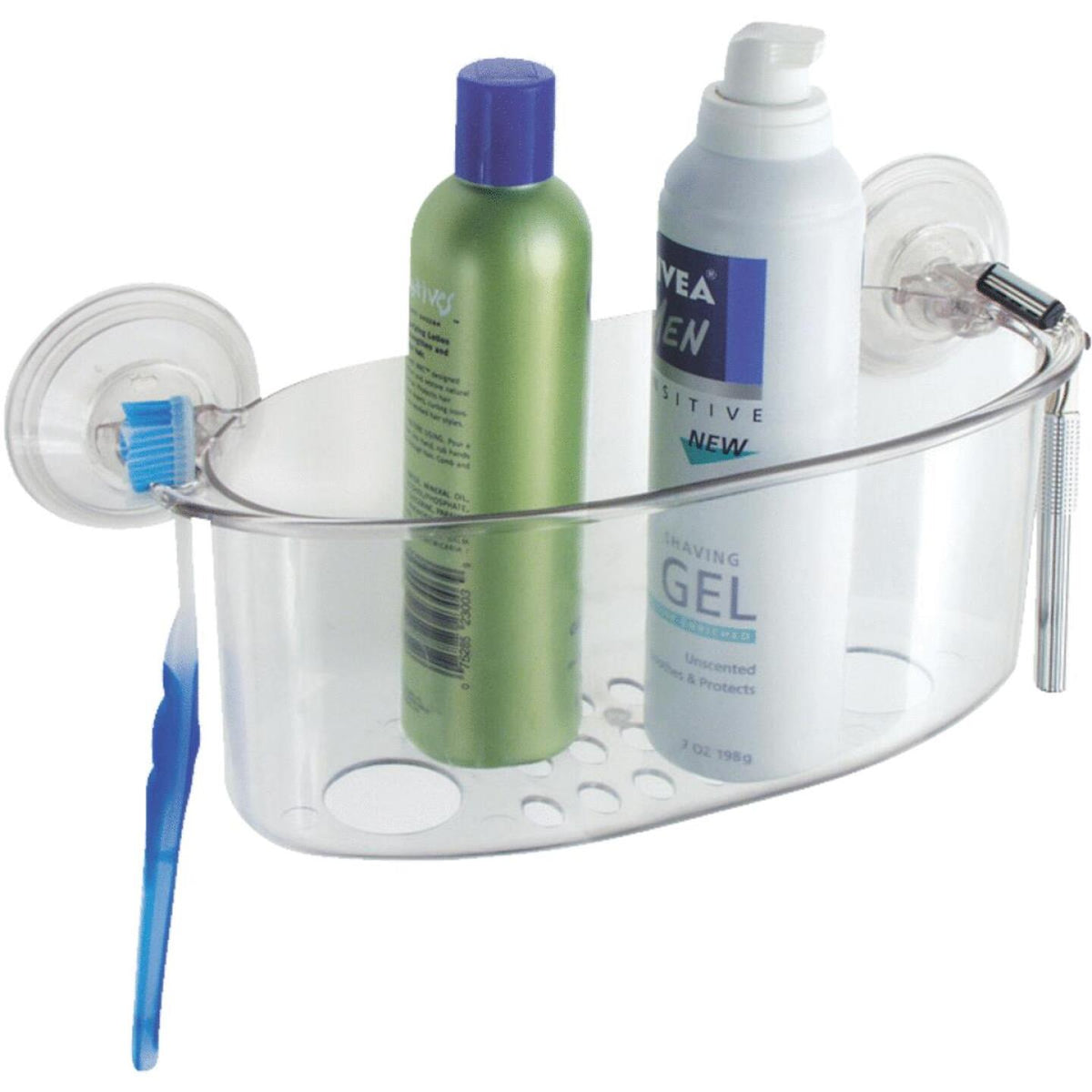 InterDesign Power Lock Suction Shower Basket - Serving Alabama - Oxford ...