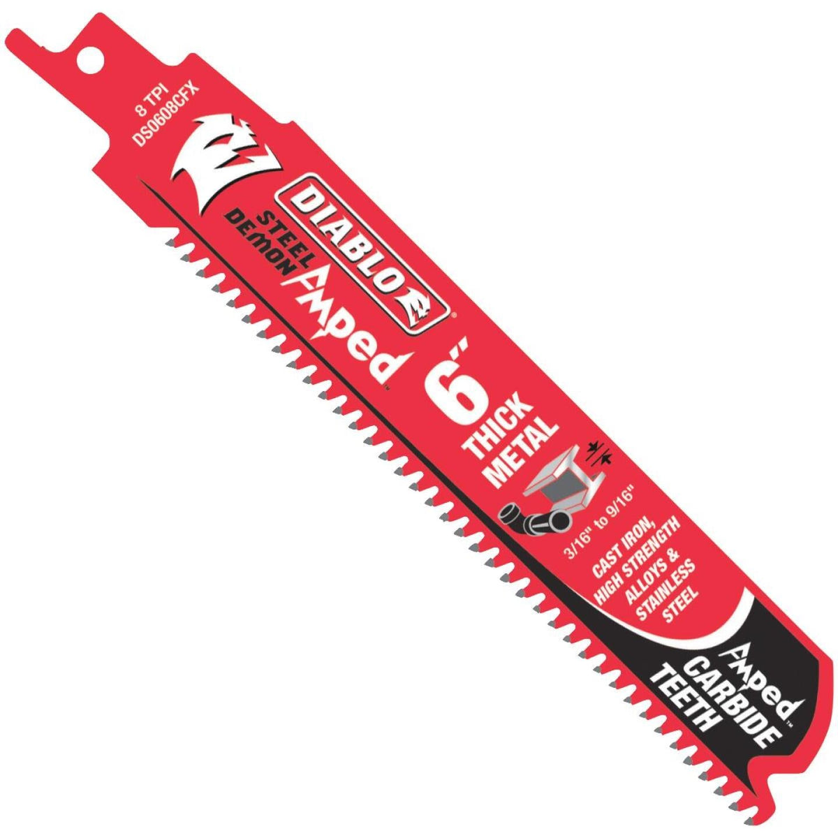 Diablo Steel Demon AMPED 6 In. 8 TPI Thick Metal Demolition ...
