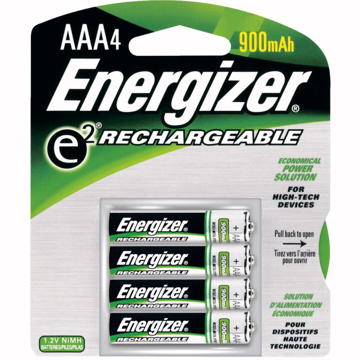 Energizer Recharge AAA NiMH Rechargeable Battery (4-Pack) - Serving ...