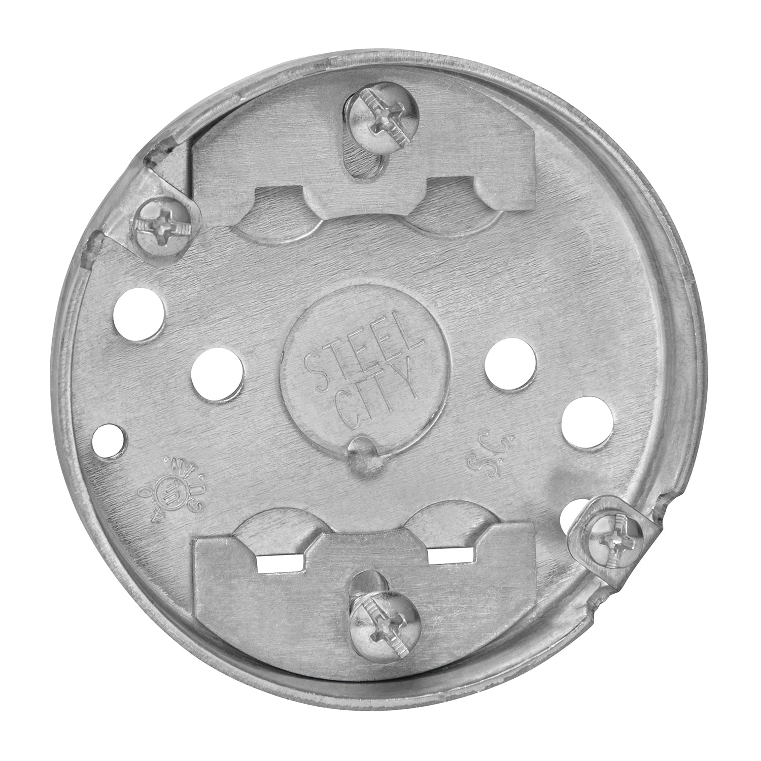 Thomas & Betts Steel City Round Galvanized Steel 1 gang Electrical ...