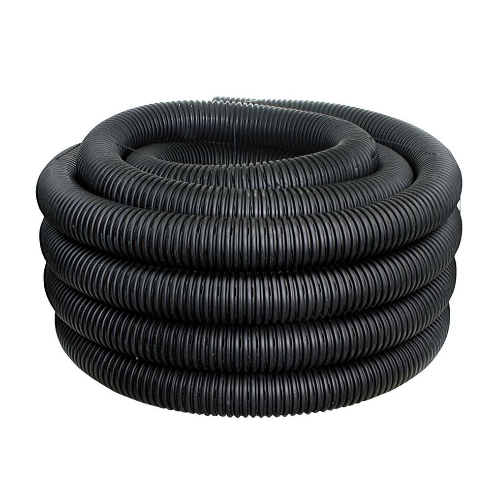 Advanced Drainage Systems 6 in. x 100 ft. Corex Drain Pipe Perforate ...