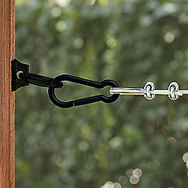 National Hardware Interlocking Spring Snap 5/8" x 4-3/4", Storm Shine ...